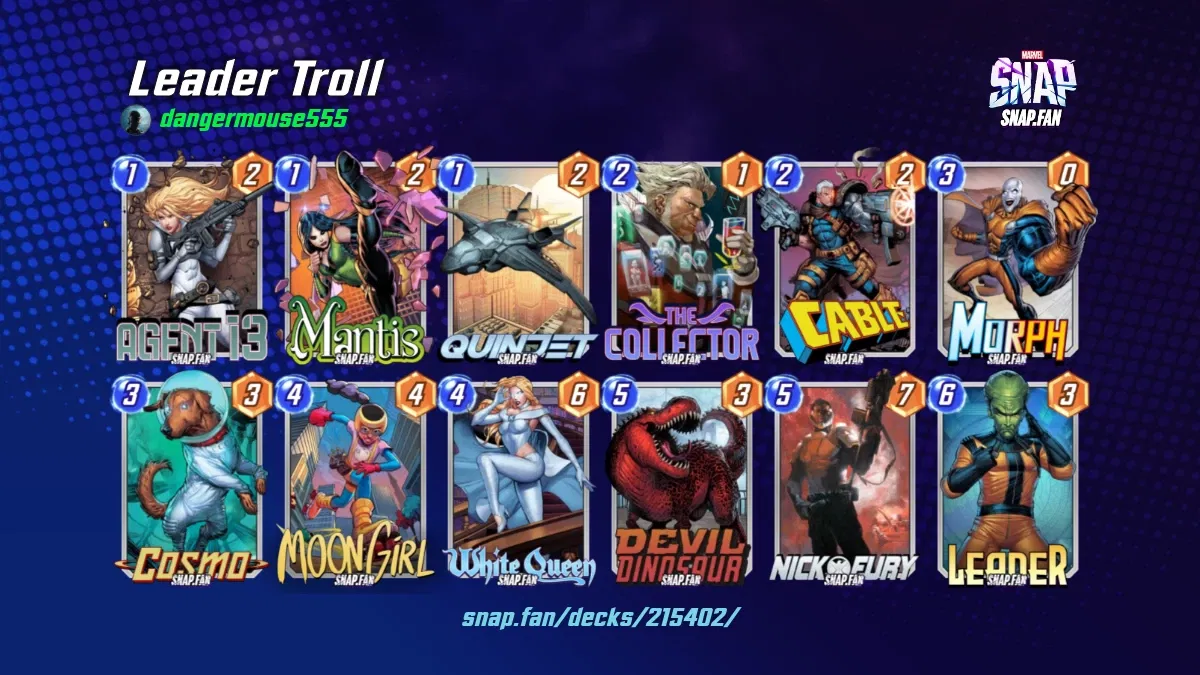 Leader Troll by dangermouse555 - Marvel Snap Decks - snap.fan