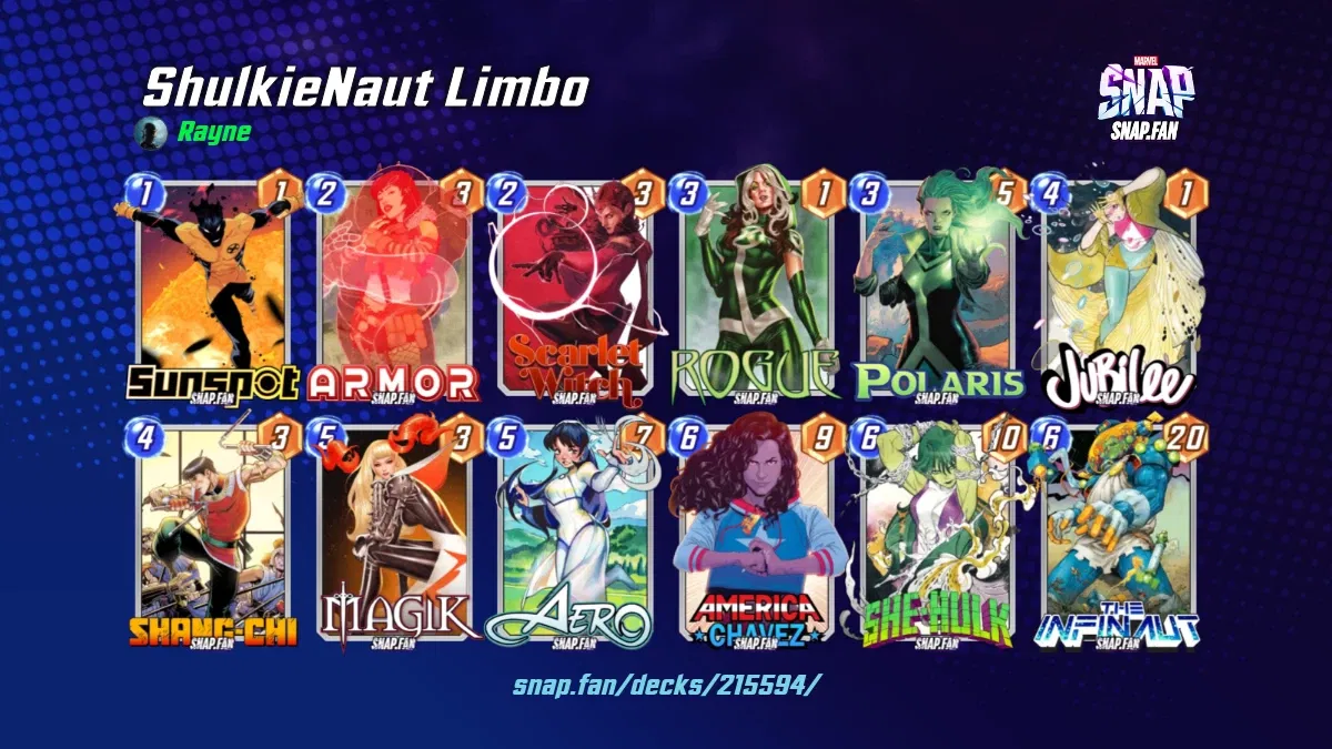 ShulkieNaut Limbo by Rayne - Marvel Snap Decks - snap.fan
