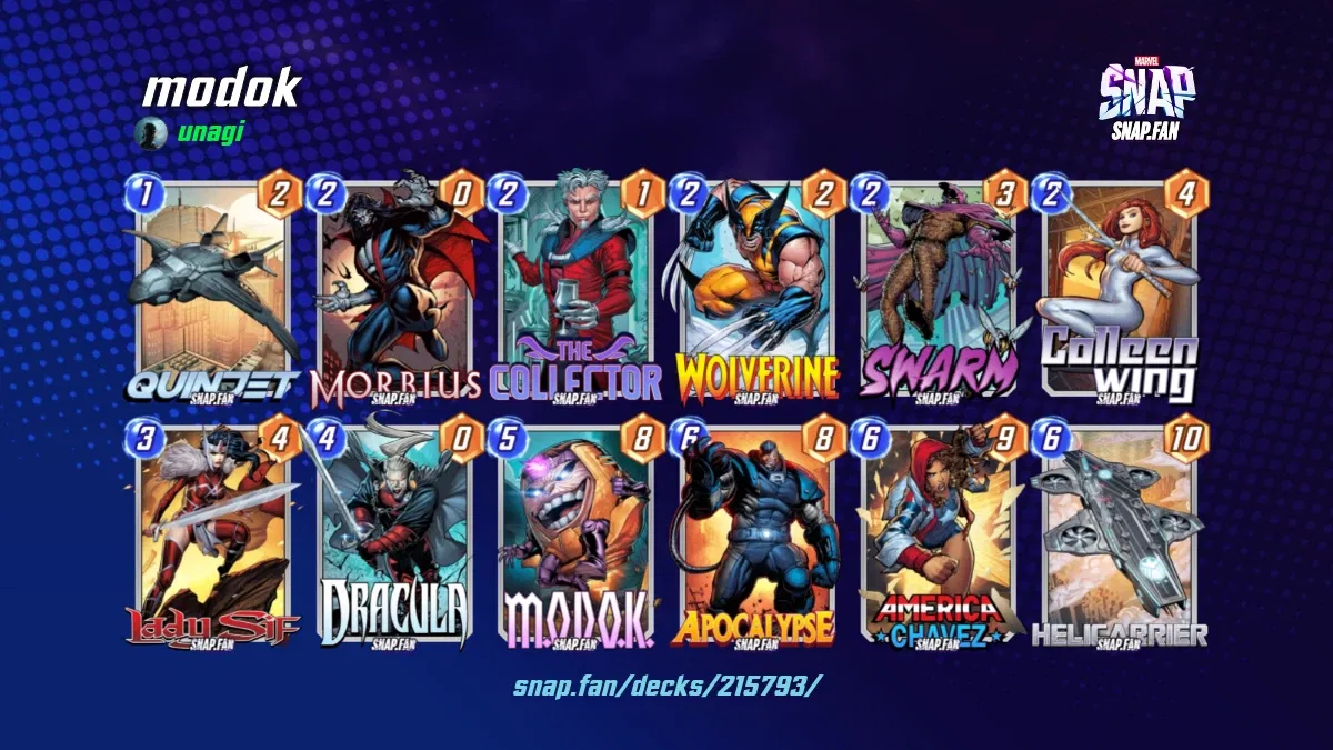modok by unagi - Marvel Snap Decks - snap.fan
