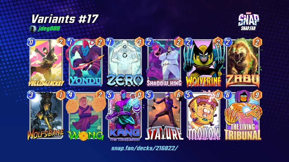 Variants #17 by jdeg888 - Marvel Snap Decks - snap.fan