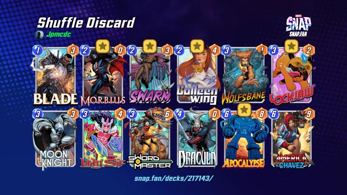 Shuffle Discard by Jpmcdc - Marvel Snap Decks - snap.fan