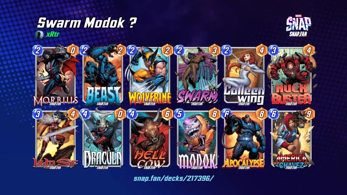 Swarm Modok ? by xRtr - Marvel Snap Decks - snap.fan