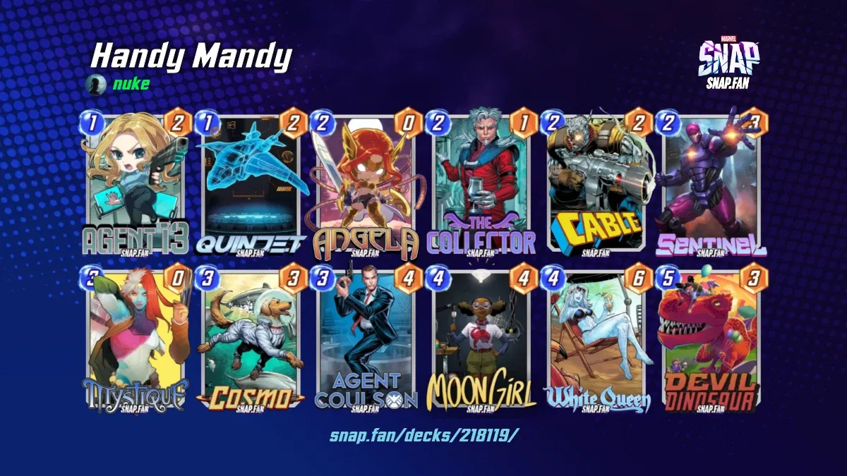 Handy Mandy by nuke - Marvel Snap Decks - snap.fan