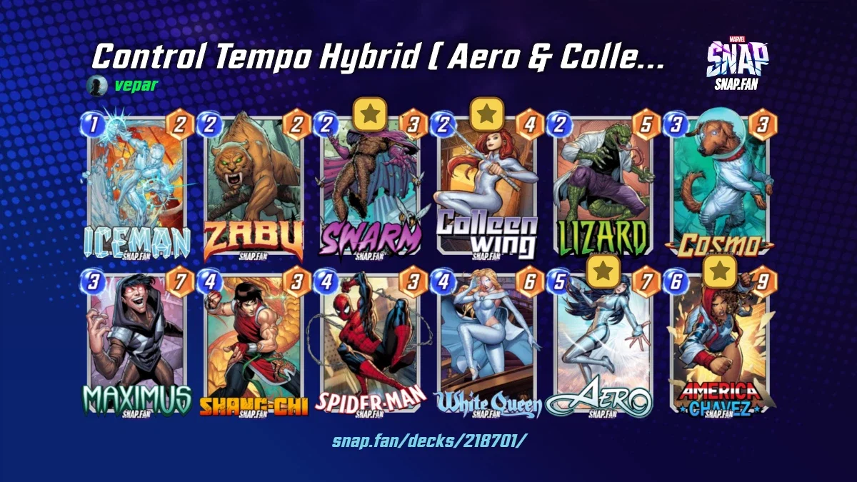 Control Tempo Hybrid ( Aero & Colleen ) # Infinite by vepar - Marvel ...