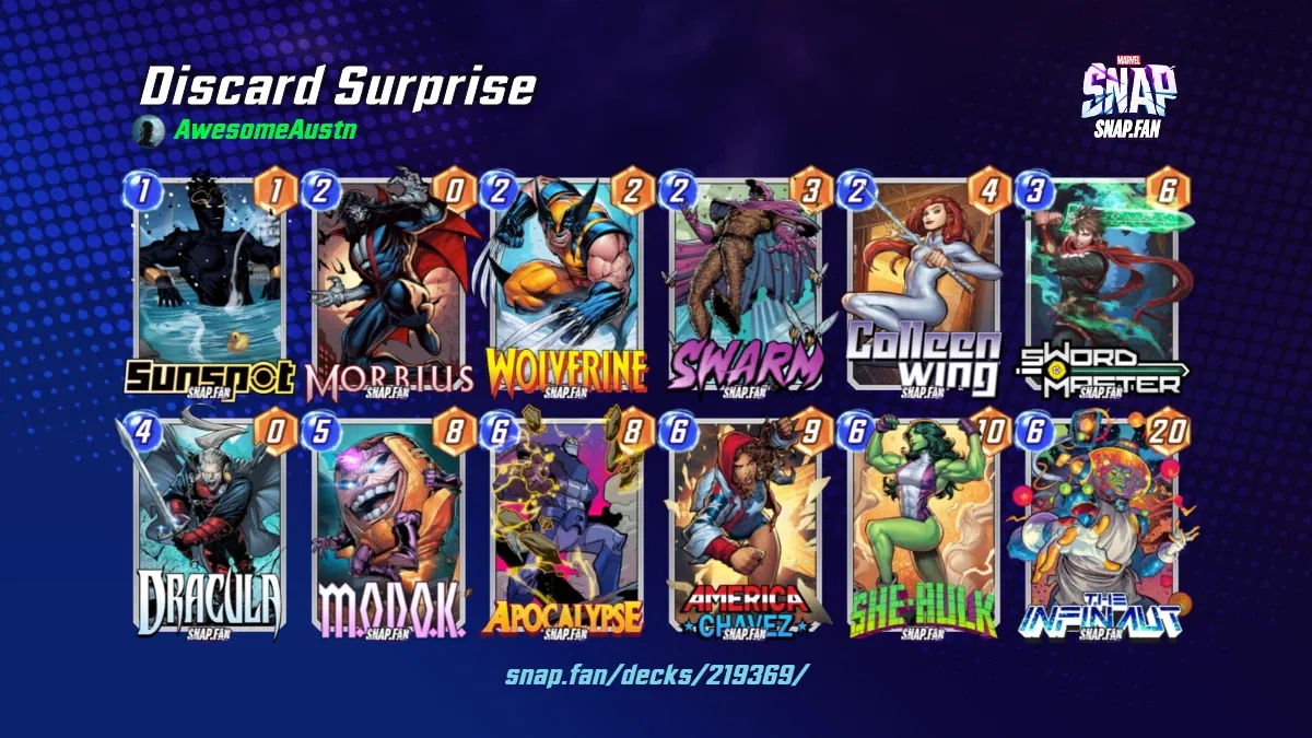 Discard Surprise by AwesomeAustn - Marvel Snap Decks - snap.fan