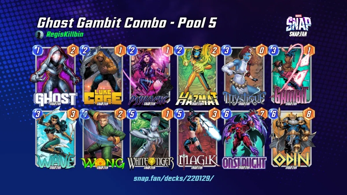 Ghost Gambit Combo - Pool 5 by RegisKillbin - Marvel Snap Decks - snap.fan