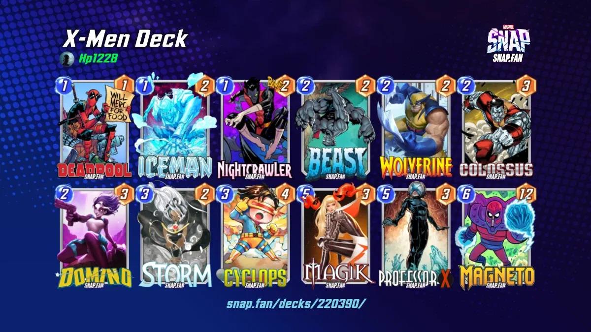 X-Men Deck by Hp1228 - Marvel Snap Decks - snap.fan