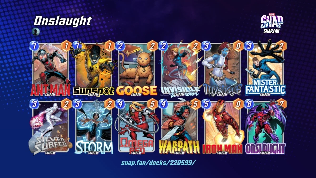 Onslaught by None - Marvel Snap Decks - snap.fan