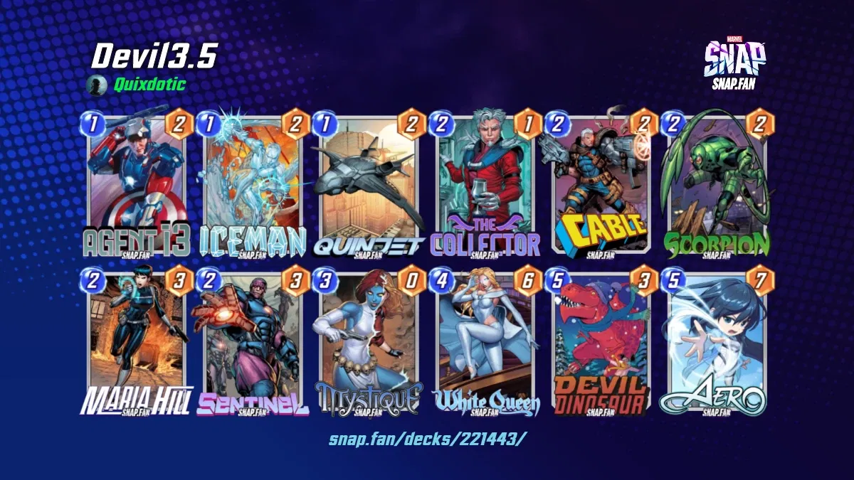 Devil3.5 by Quixdotic - Marvel Snap Decks - snap.fan