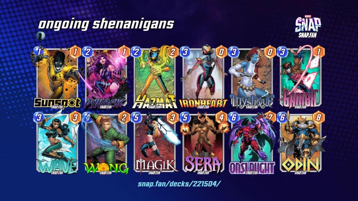 ongoing shenanigans by None - Marvel Snap Decks - snap.fan