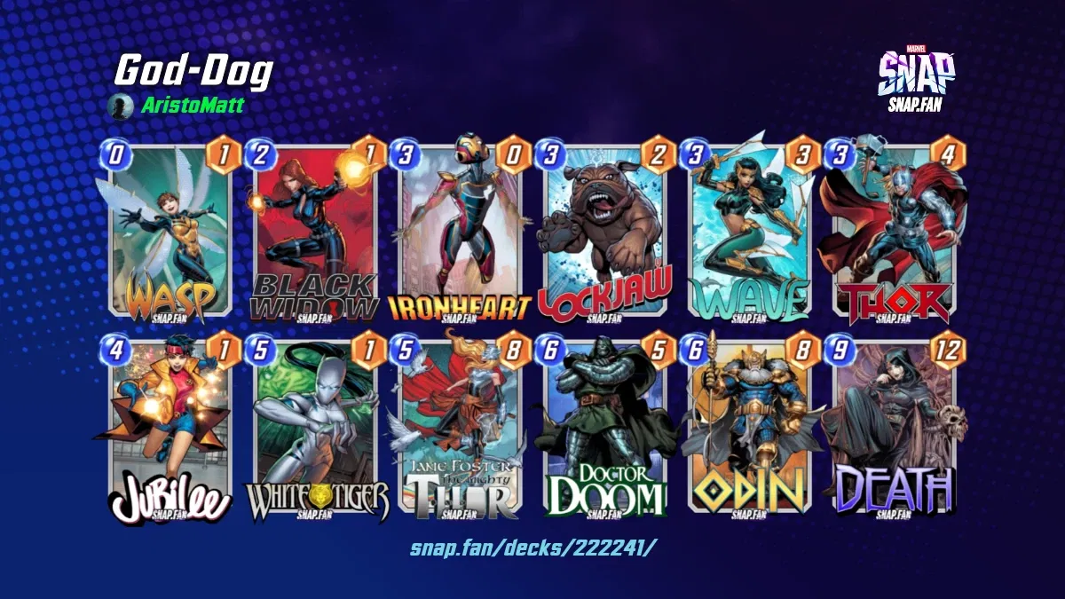 God-Dog by AristoMatt - Marvel Snap Decks - snap.fan