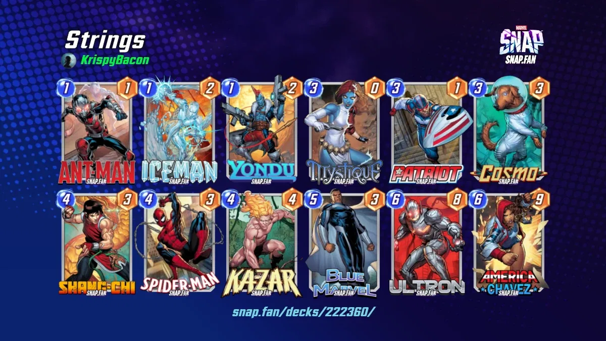 Strings by KrispyBacon - Marvel Snap Decks - snap.fan