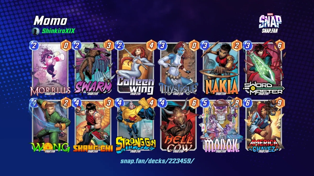 Momo by ShinkiroXIX - Marvel Snap Decks - snap.fan