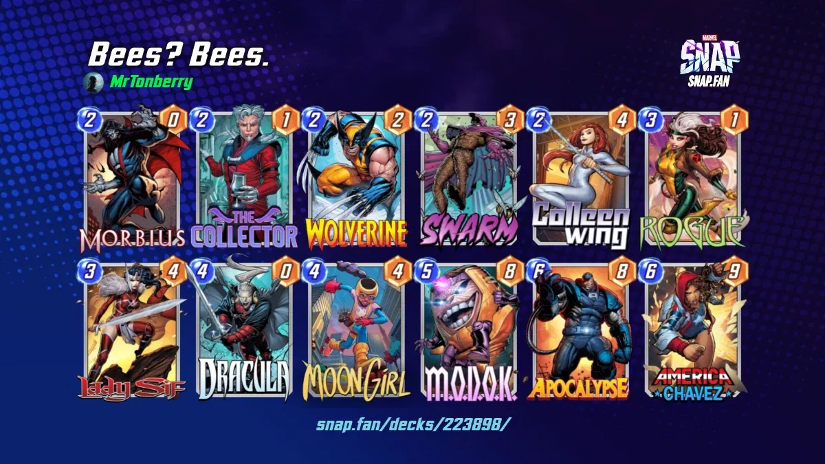 Bees? Bees. by MrTonberry - Marvel Snap Decks - snap.fan
