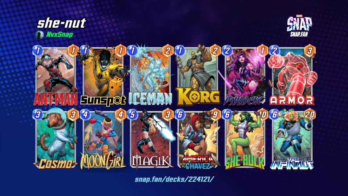 she-nut by NvxSnap - Marvel Snap Decks - snap.fan