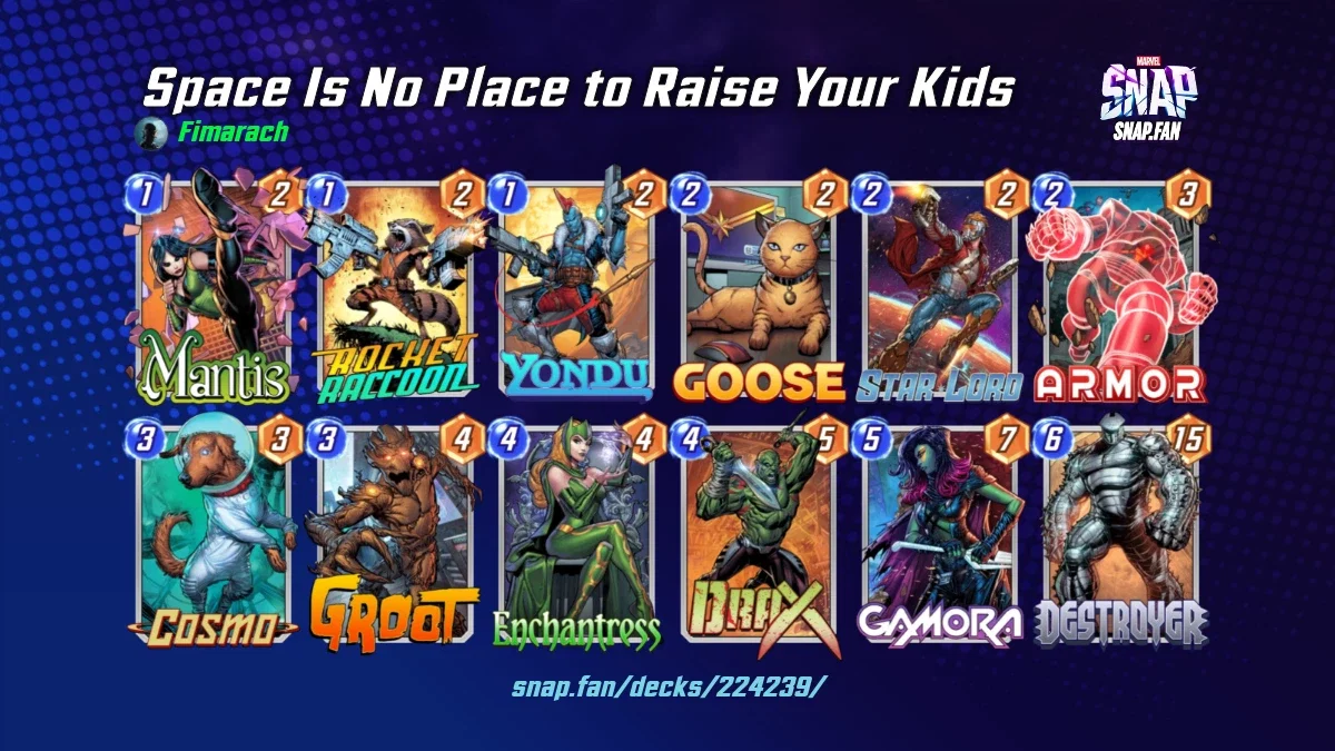 Space Is No Place to Raise Your Kids by Fimarach - Marvel Snap Decks ...