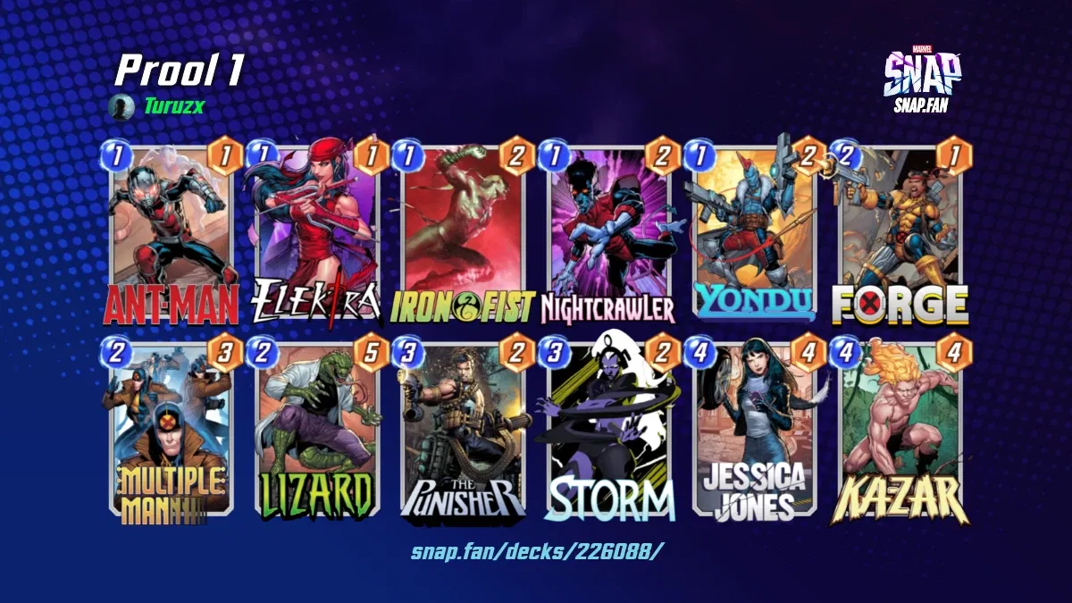 Prool 1 by Turuzx - Marvel Snap Decks - snap.fan
