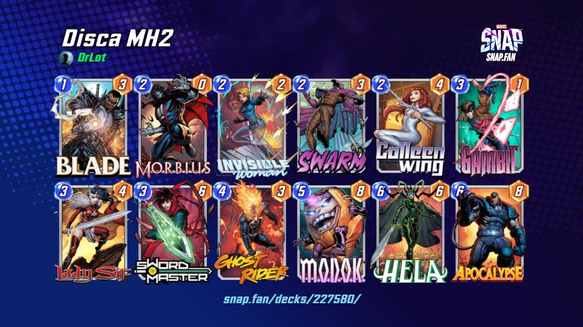 Disca MH2 by DrLot - Marvel Snap Decks - snap.fan