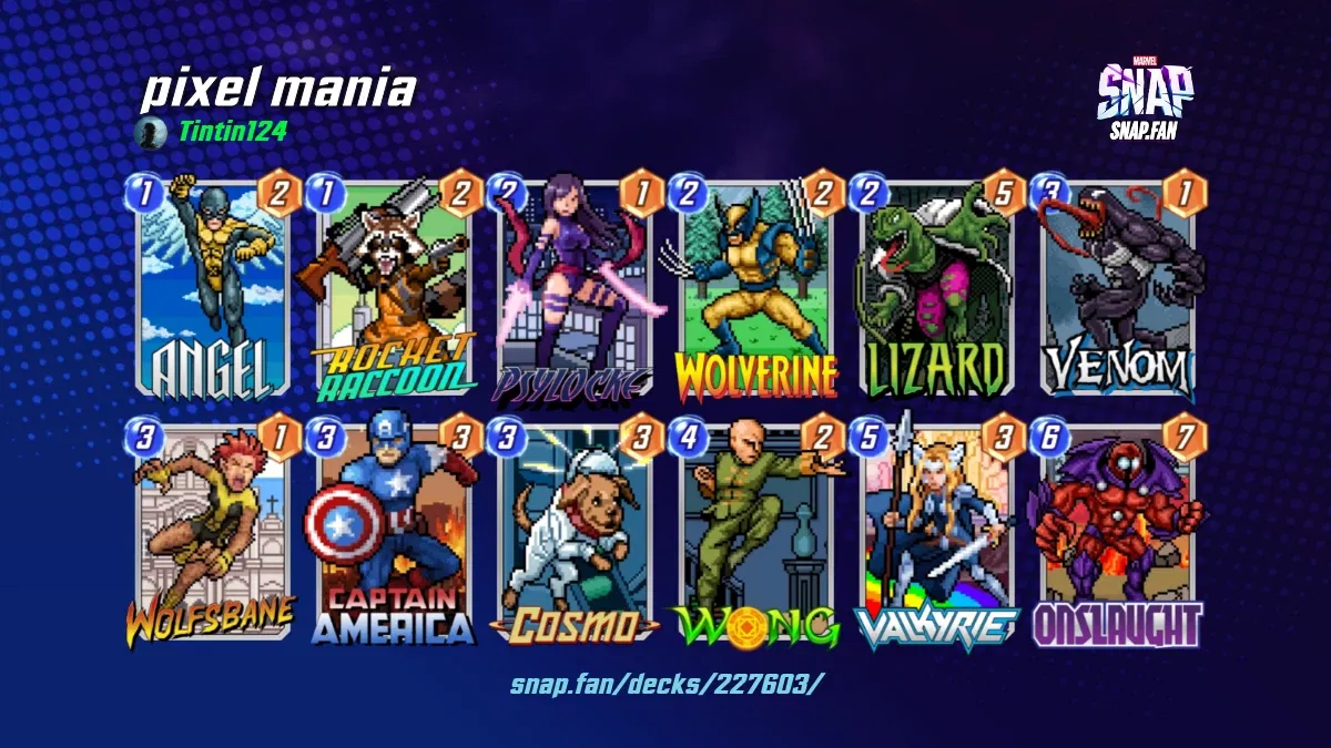 pixel mania by Tintin124 - Marvel Snap Decks - snap.fan