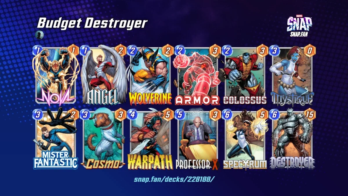 Budget Destroyer by None - Marvel Snap Decks - snap.fan