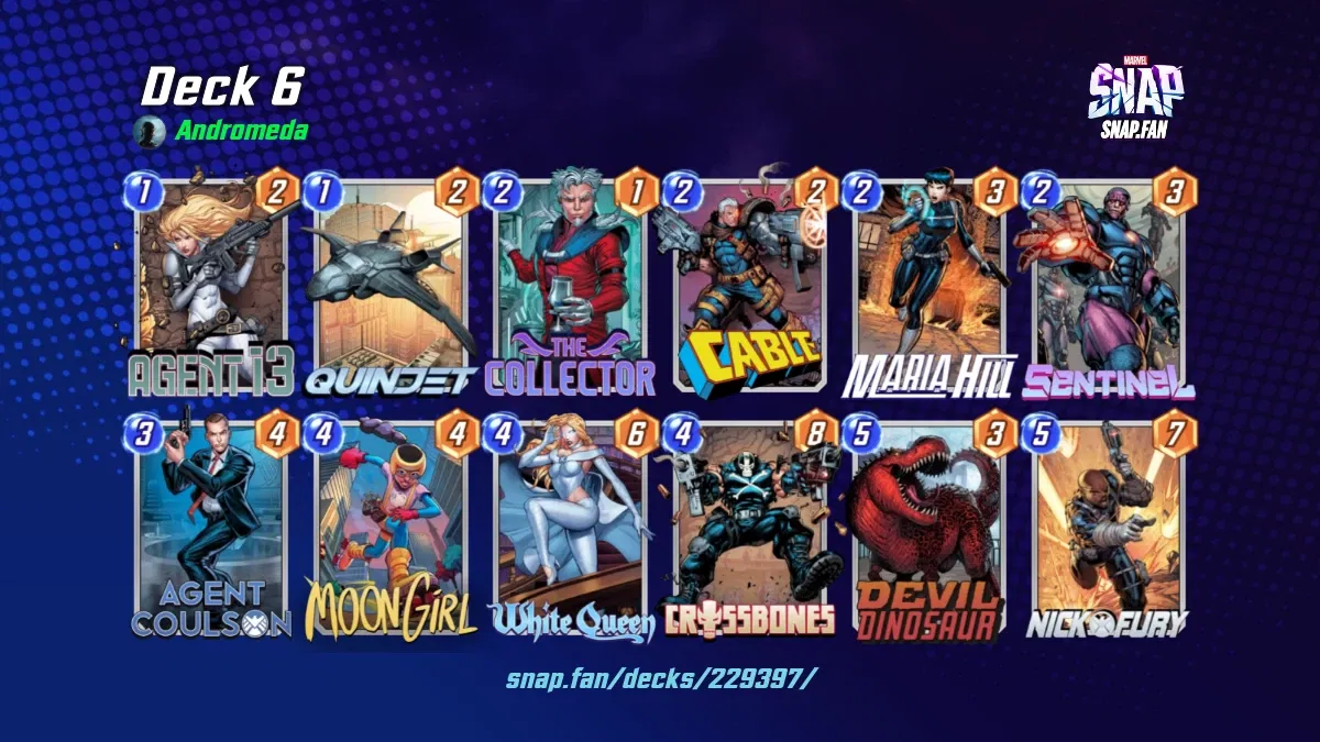 Deck 6 by Andromeda - Marvel Snap Decks - snap.fan