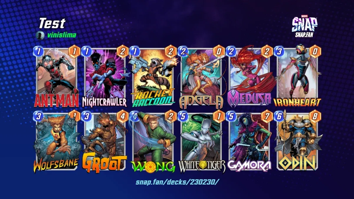Test by vinislima - Marvel Snap Decks - snap.fan