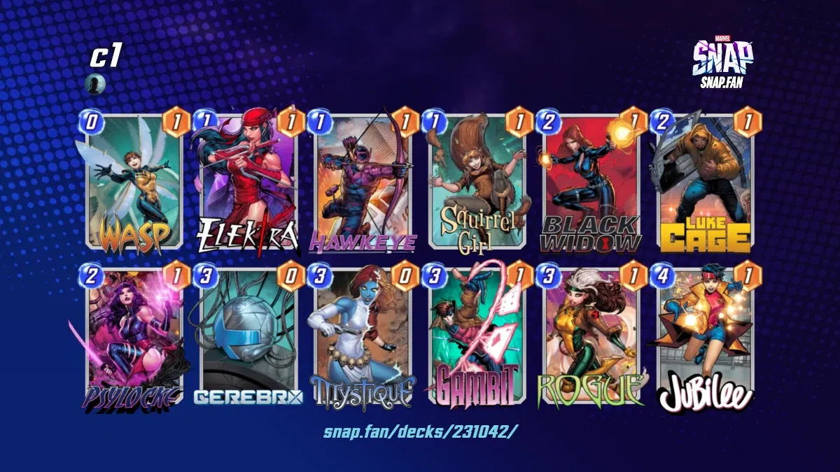 c1 by None - Marvel Snap Decks - snap.fan