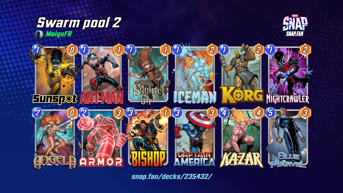 Swarm pool 2 by MaiyuFR - Marvel Snap Decks - snap.fan