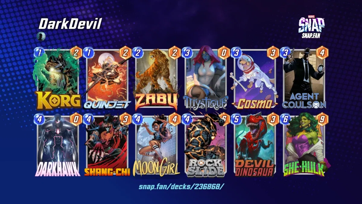 DarkDevil by None - Marvel Snap Decks - snap.fan