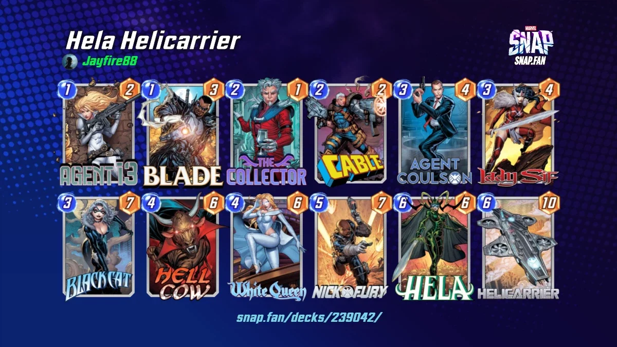 Hela Helicarrier by Jayfire88 - Marvel Snap Decks - snap.fan