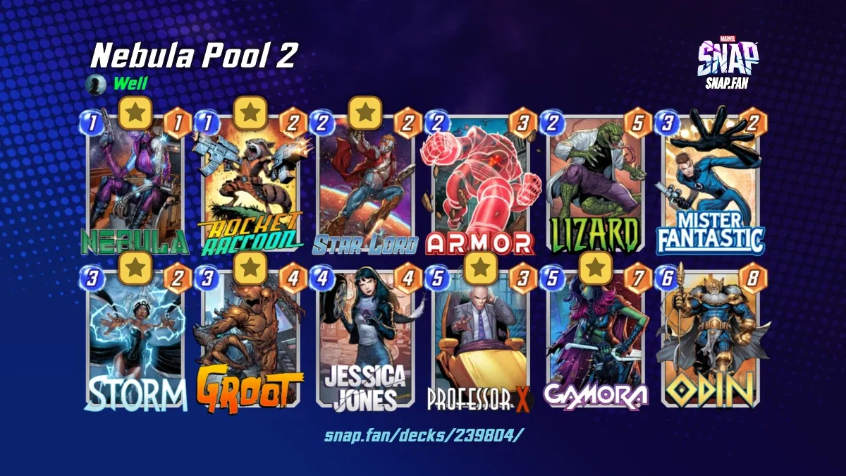Nebula Pool 2 by Well - Marvel Snap Decks - snap.fan