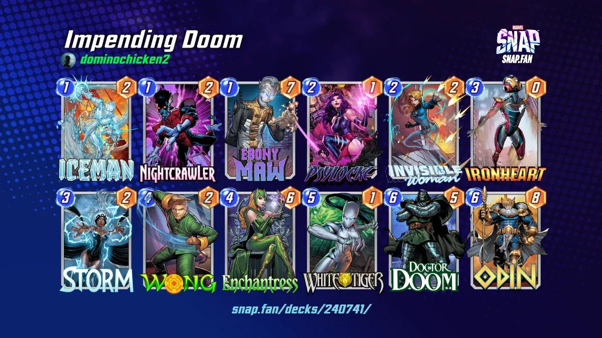 Impending Doom by dominochicken2 - Marvel Snap Decks - snap.fan
