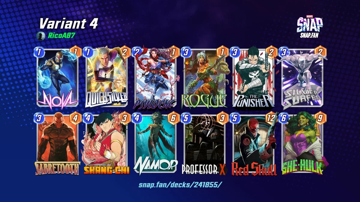 Variant 4 by RicoA87 - Marvel Snap Decks - snap.fan