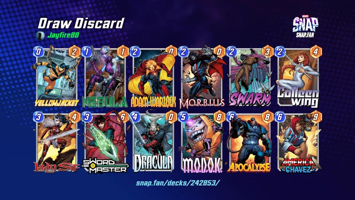 Draw Discard by Jayfire88 - Marvel Snap Decks - snap.fan