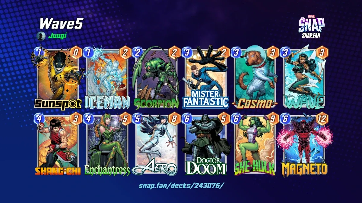 Wave5 by Juugi - Marvel Snap Decks - snap.fan
