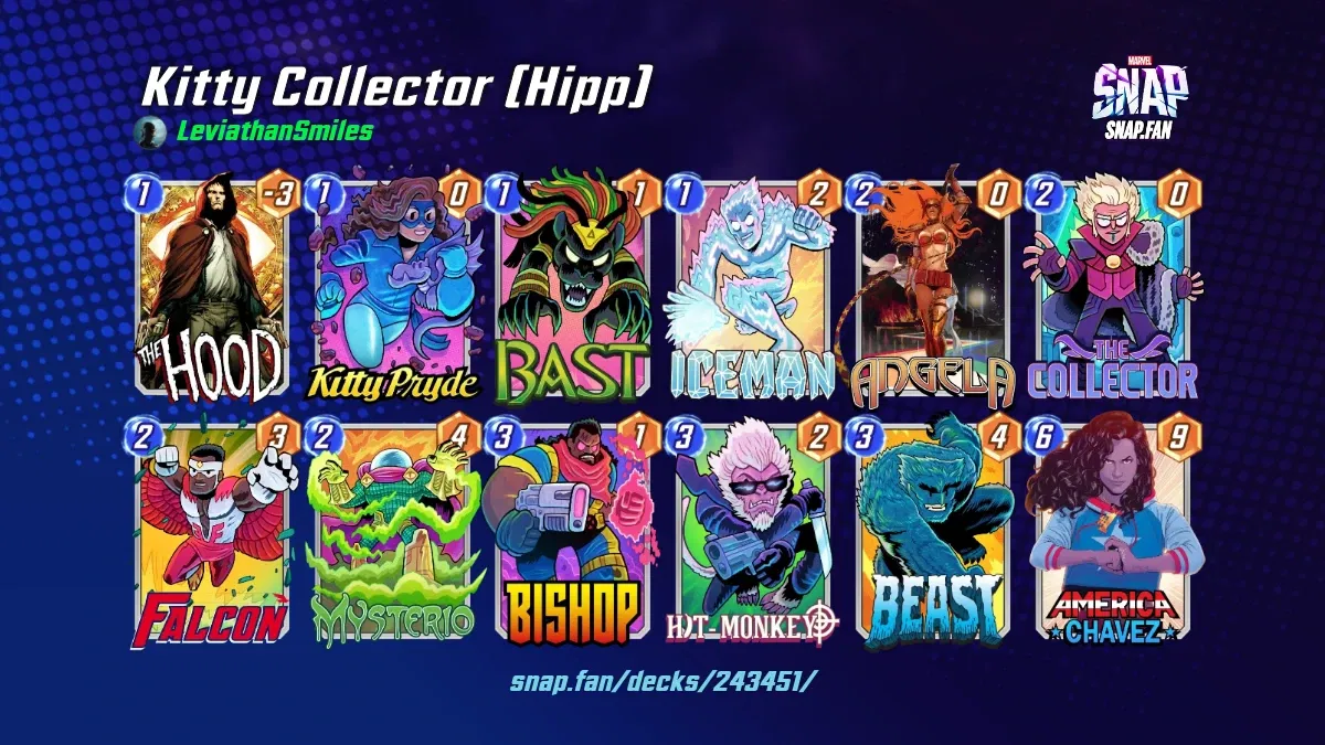 Kitty Collector (Hipp) by LeviathanSmiles - Marvel Snap Decks - snap.fan