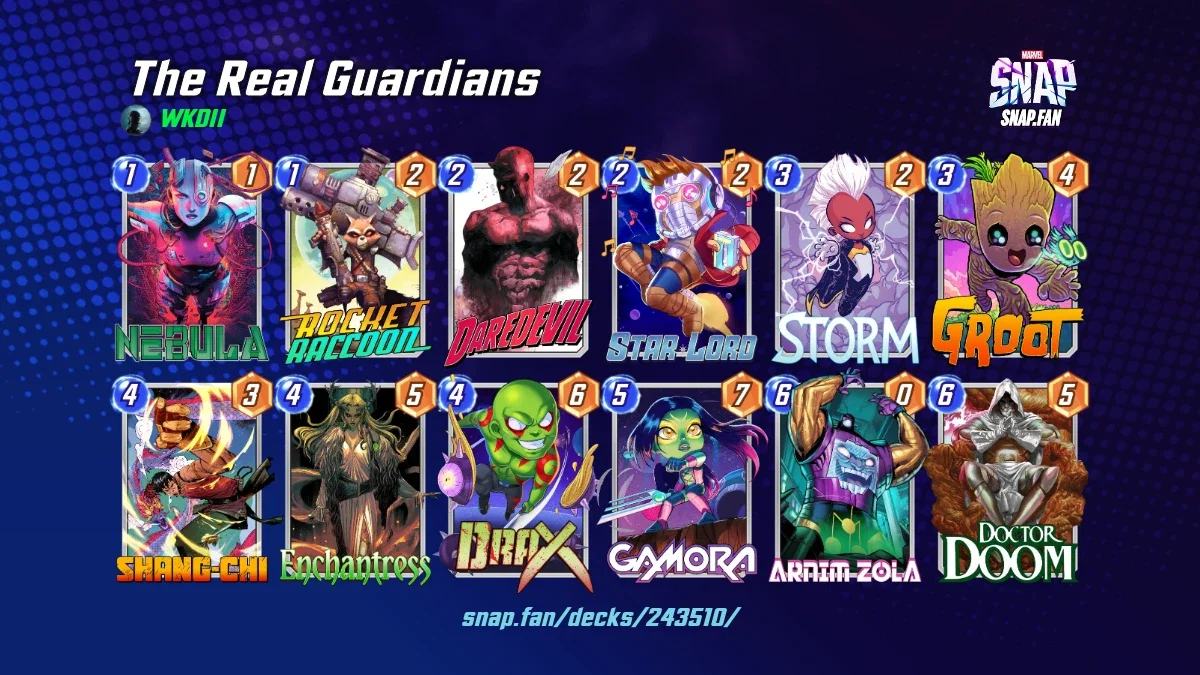 The Real Guardians by WKDII - Marvel Snap Decks - snap.fan