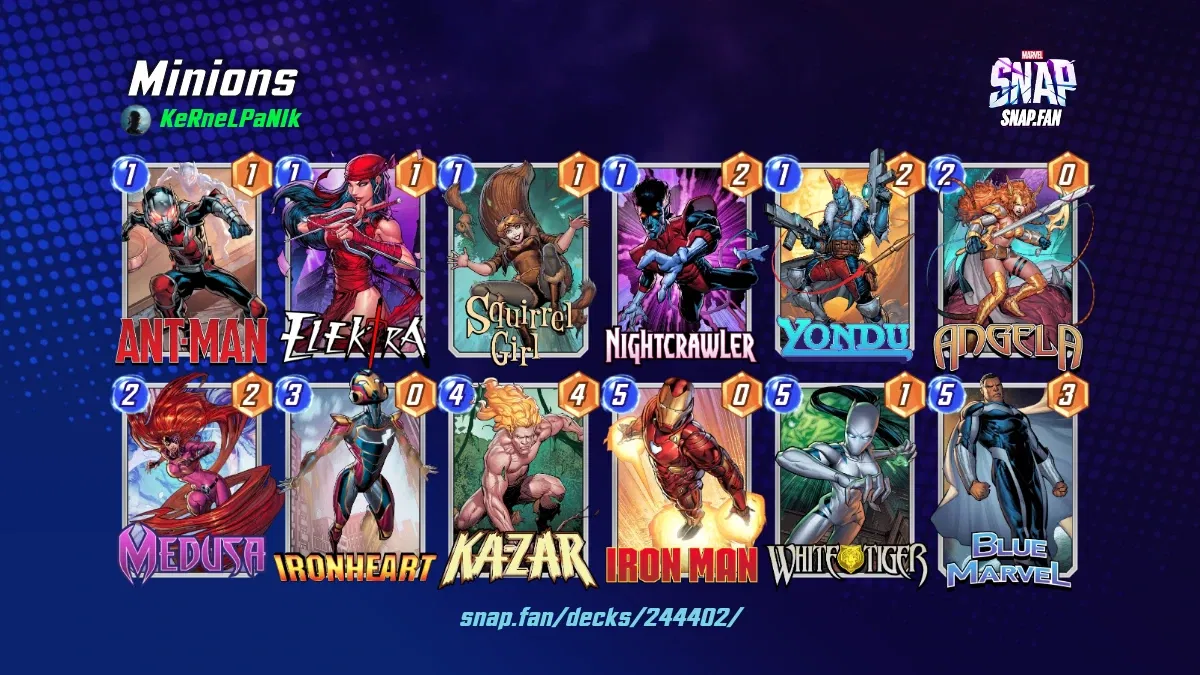 Minions by KeRneLPaNIk - Marvel Snap Decks - snap.fan