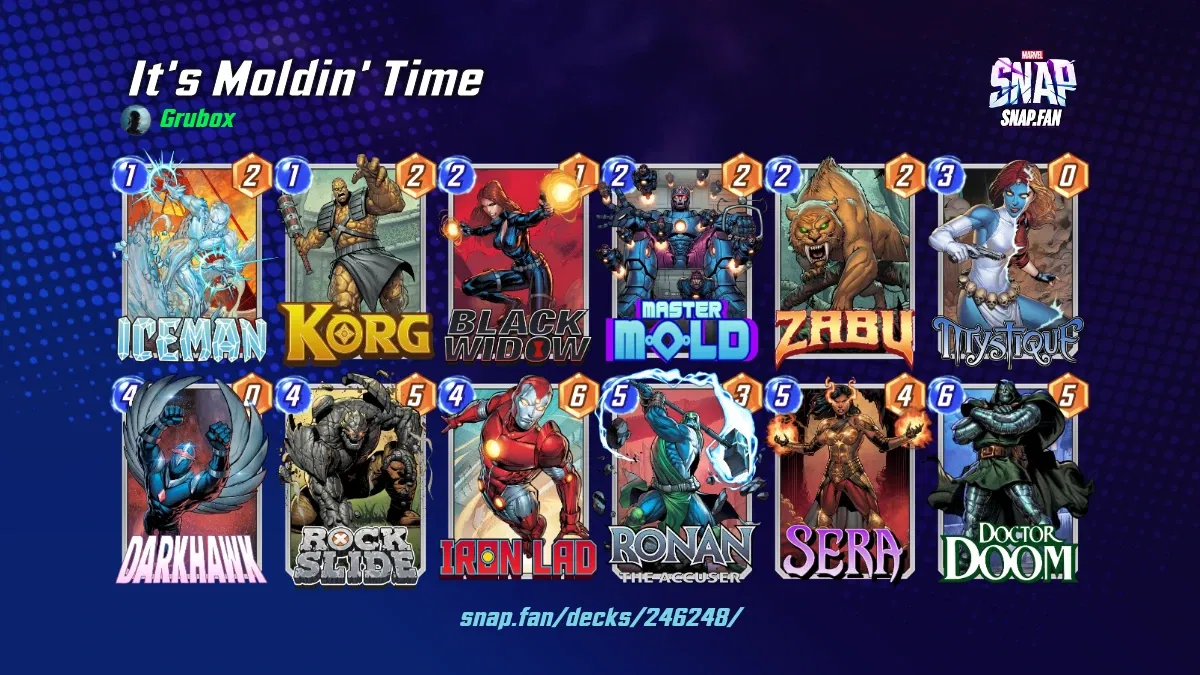 It's Moldin' Time by Grubox - Marvel Snap Decks - snap.fan