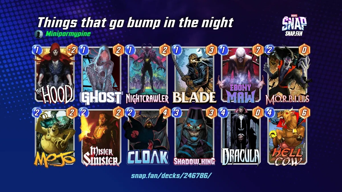 Things that go bump in the night by Minipormypine - Marvel Snap Decks ...