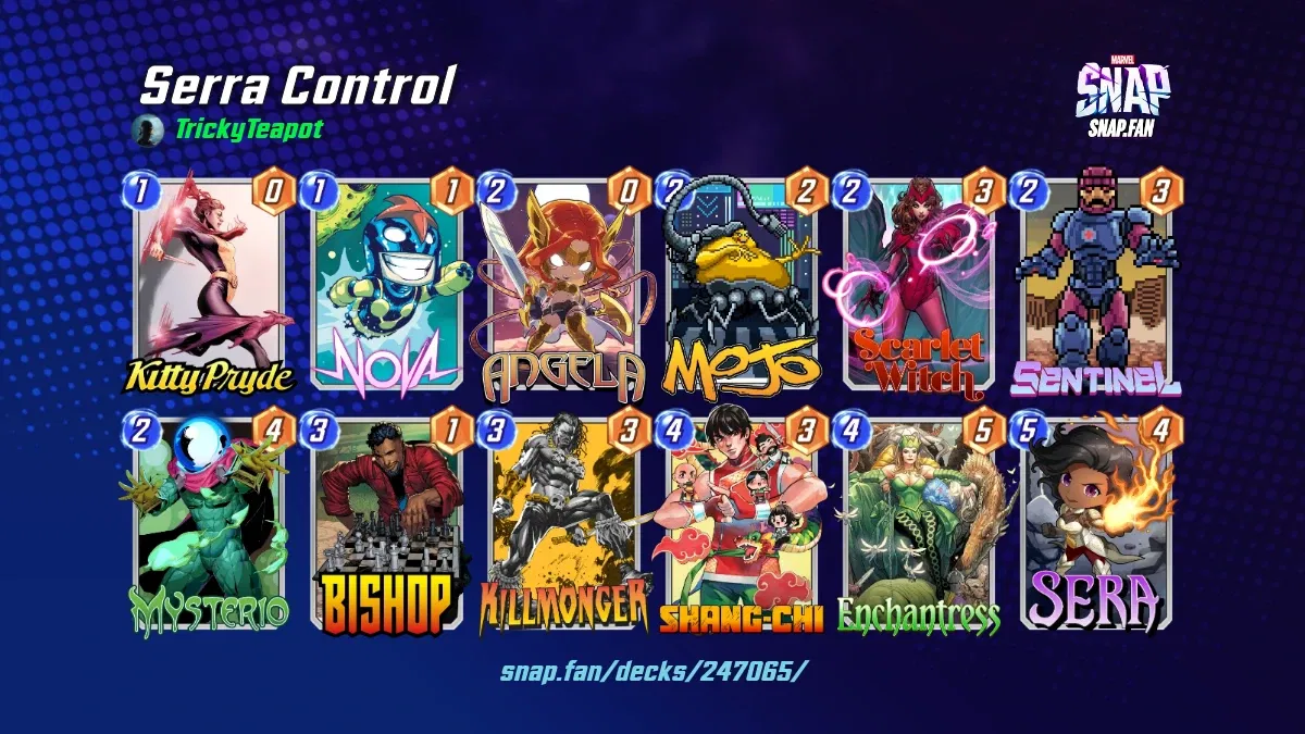 Serra Control by TrickyTeapot - Marvel Snap Decks - snap.fan