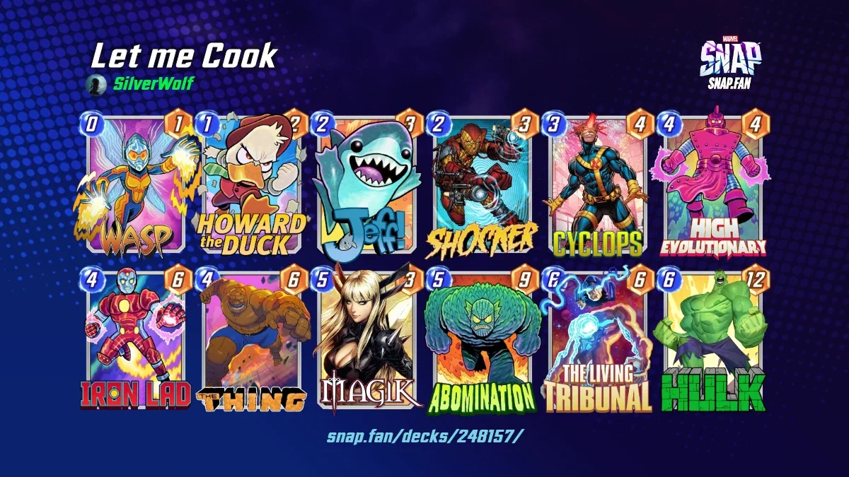 Let me Cook by SilverWolf - Marvel Snap Decks - snap.fan