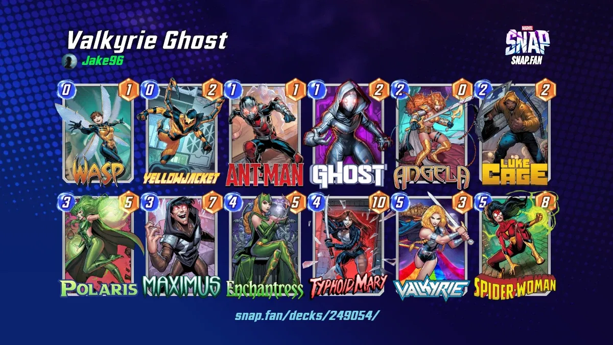 Valkyrie Ghost by Jake96 - Marvel Snap Decks - snap.fan