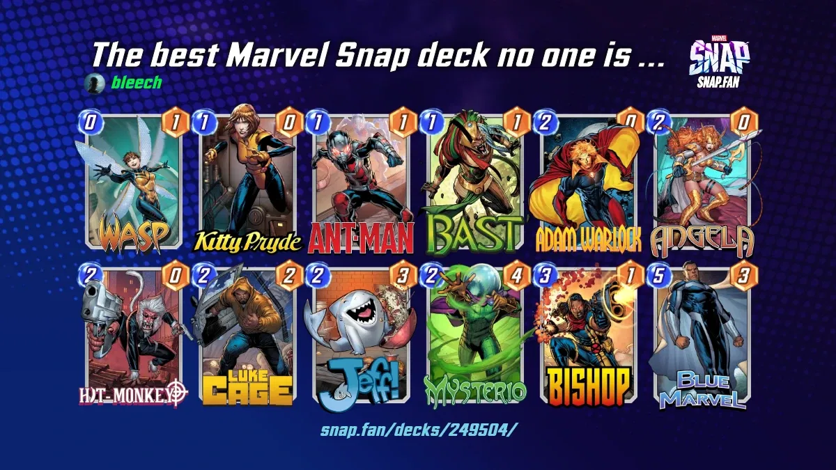 The best Marvel Snap deck no one is playing by bleech - Marvel Snap Decks - snap.fan