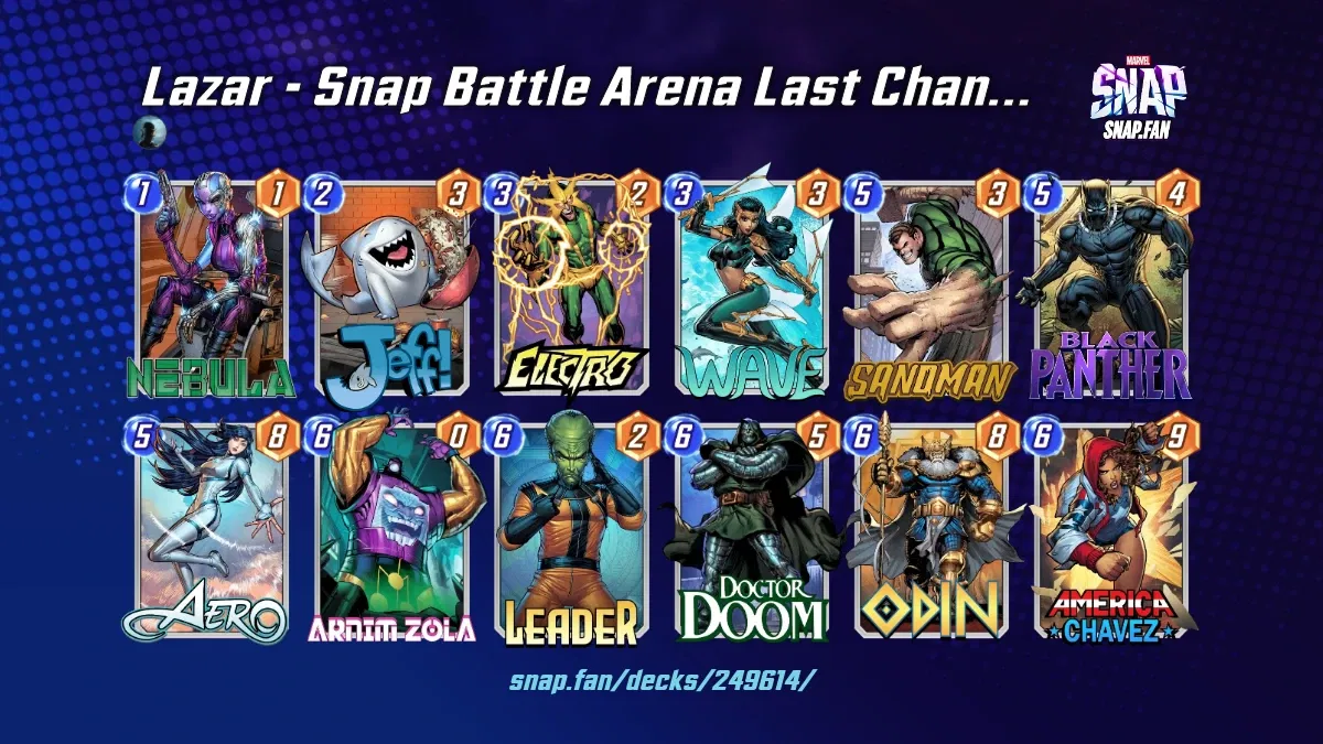 Lazar - Snap Battle Arena Last Chance Qualifier (May) by None - Marvel ...