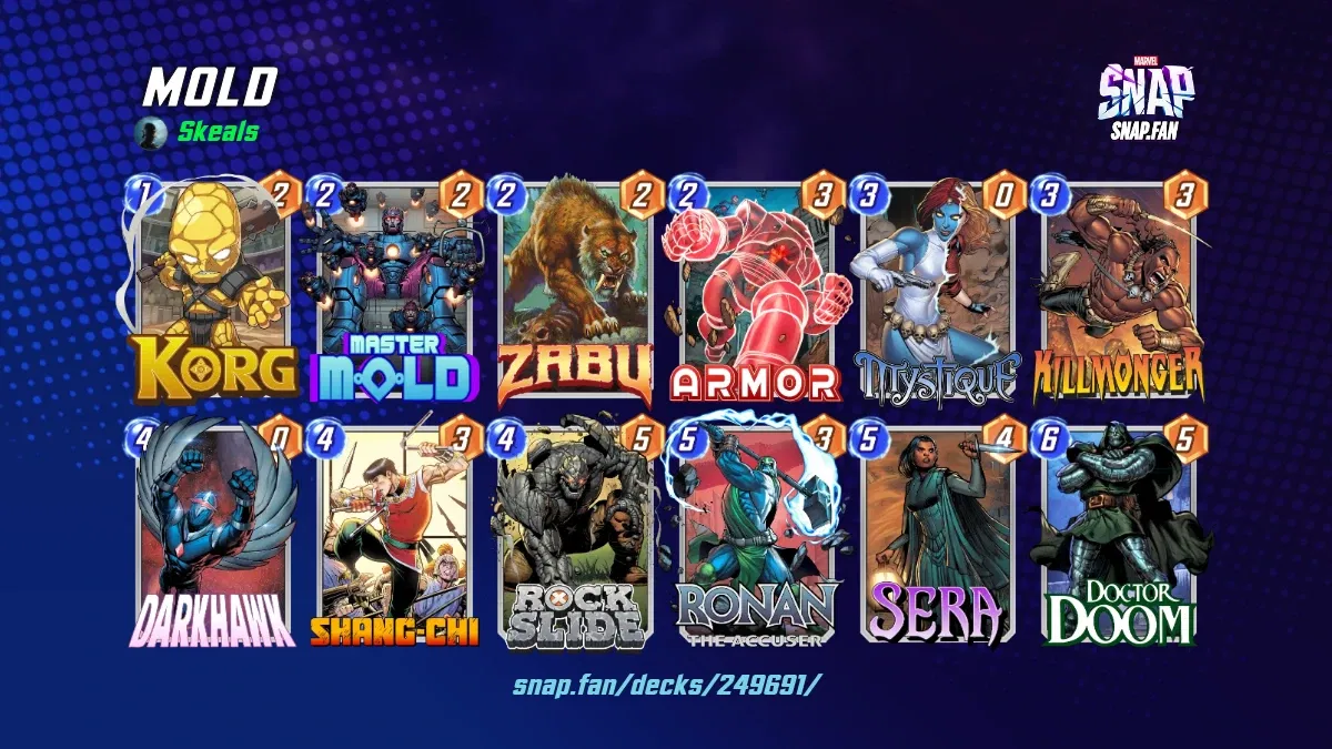 MOLD by Skeals - Marvel Snap Decks - snap.fan