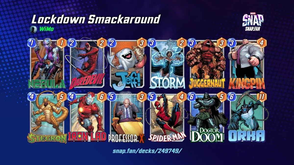Lockdown Smackaround by WiMo - Marvel Snap Decks - snap.fan