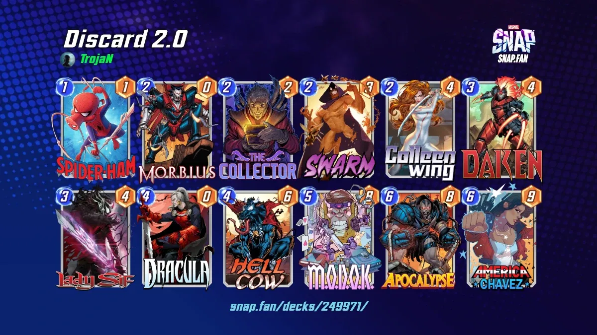Discard 2.0 by TrojaN - Marvel Snap Decks - snap.fan