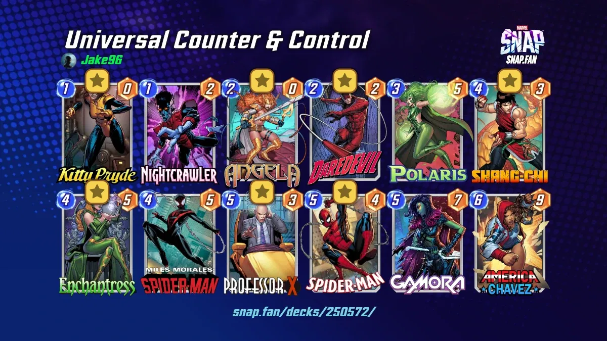 Universal Counter & Control by Jake96 - Marvel Snap Decks - snap.fan