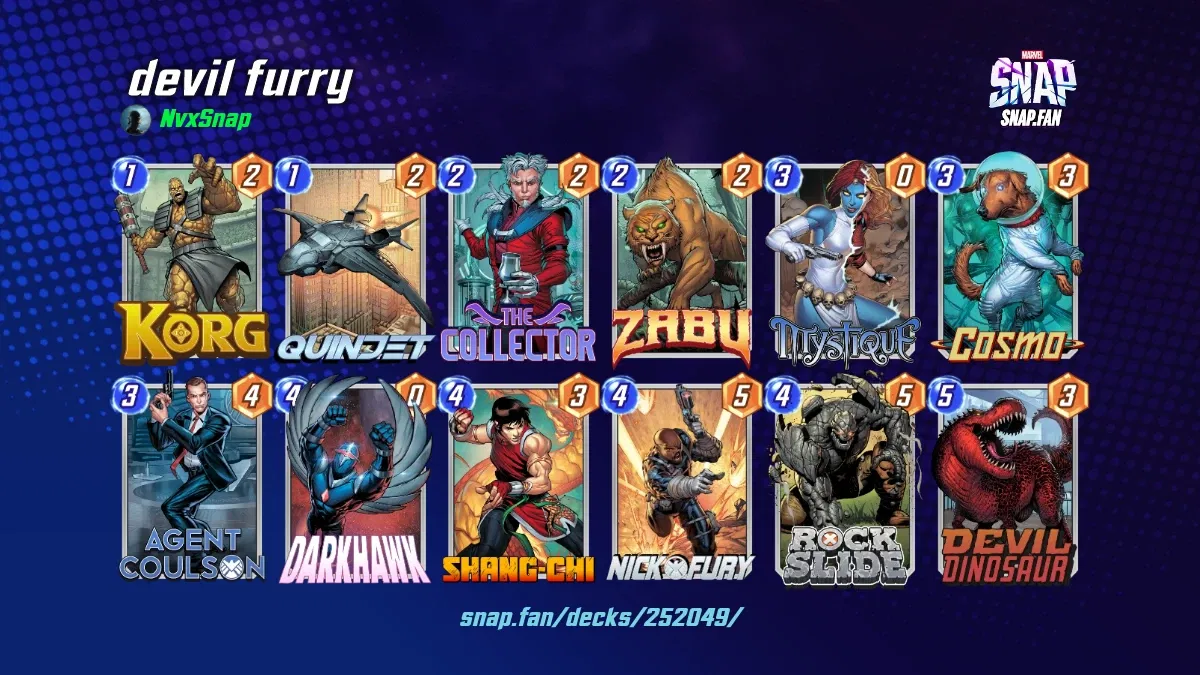 devil furry by NvxSnap - Marvel Snap Decks - snap.fan